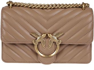 Pinko Pinko Crossbody Bags - Love One Mini Simply Bag Brown - Gr. unisize - in Braun - f&uuml;r Damen