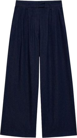 Anine Bing Lou Wide Hosen - - Trousers - Damen - Blau - M