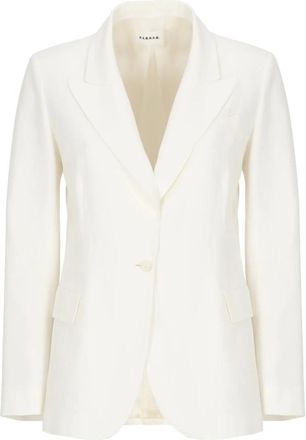 P.A.R.O.S.H. P.a.r.o.s.h., Femme, Vestes, Beige, Taille: 38 FR Raisa Blazer