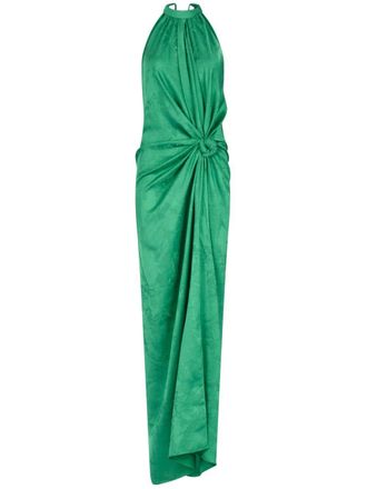Silvia Tcherassi robe longue Tizziana - Vert