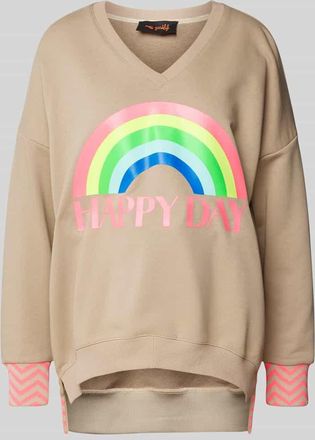 Miss Goodlife Oversized Sweatshirt mit Motiv-Print