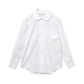 Comme Des Gar&ccedil;ons Damen, Blusen & Hemden, Wei&szlig;, MGr&ouml;&szlig;e