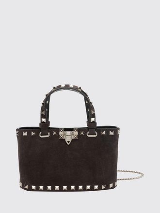 Valentino Garavani Mini sac &agrave; main Rockstud en cuir avec broderies et clous