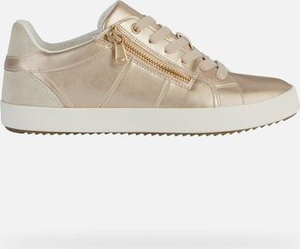 Geox Schuhe Blomiee Dame Hellgold/hellbeige