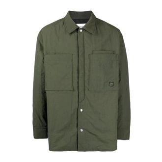 Maison Kitsun&eacute; Herren, Jacken, Gr&uuml;n, MGr&ouml;&szlig;e