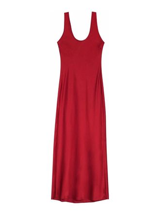 Anine Bing Knielanges Kleid - Rot