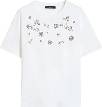 Max Mara Femme, Tops, Blanc, Taille: 44 FR T-shirt Wkdagile