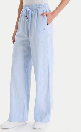 Nautica Stoffhose W126-NALTR-1020-23X Himmelblau Wide Leg