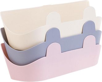 SOLUSTRE 5 St&uuml;ck Teiliges Wandmontage Schuhhalter Beige Selbstklebend Platzsparend Kunststoff Organizer f&uuml;r Badezimmer Hausschuhe Einfache Installation ohne Bo