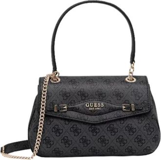 Guess Femme, Sacs, Noir, Taille: ONE Size Katya Convertible Flap Bag