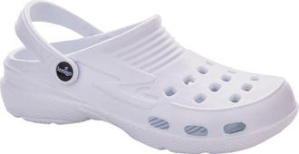 Lemigo Homme Femme Unisex Sabots en EVA Chaussures de Jardin Ultra Légères 36-47 EU (Blanc, Système Taille Chaussures EU, Adulte, Numérique, Moyen, 45)