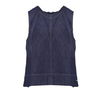 Roy Rogers Top Lili cropped - - Tops - Damen - Blau - L
