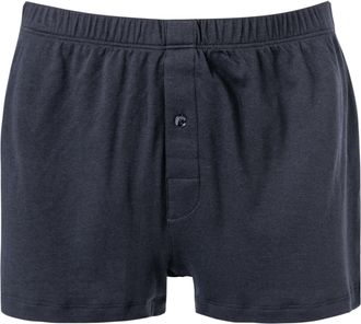 Hanro Herren Boxershort schwarz Sea Island Baumwolle unifarben