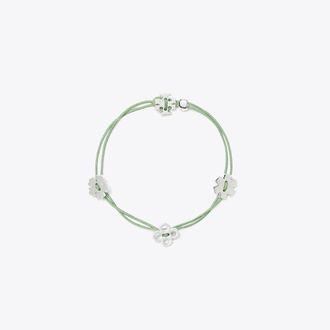 Tory Burch Damen Forget Me Not Cord Bracelet