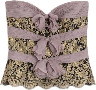 Valentino Garavani Trägerloses Top - Grau