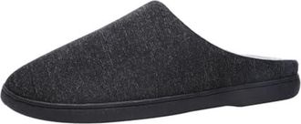 IFUNDOM Pantoufles Int&eacute;rieur Femme Antid&eacute;rapantes Confortables et Chaudes pour Hiver Noir