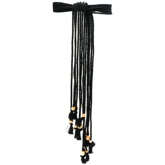 Philosophy di Lorenzo Serafini Femme, Accessoires, Noir, Taille: 36 FR Ceinture Corde