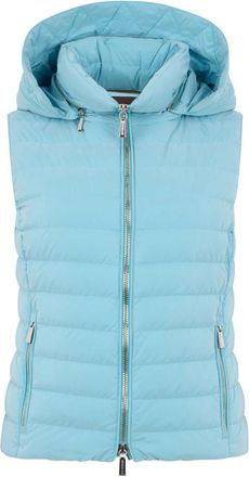 Moorer Femme, Vestes, Bleu, Taille: 46 FR Tinnari Vest