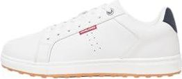 Jack & Jones Homme Sneaker Baskets Jfwblake PU Ln, Blanc éclatant, 43 EU