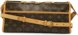 Louis Vuitton Sac bandouli&egrave;re vintage Monogram pr&eacute;-poss&eacute;d&eacute; - Femme - Pre-owned - Brun - Taille: ONE Size