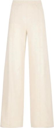 Laneus Femme, Pantalons, Beige, Taille: 38 FR Wide Pantalons