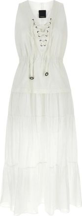 Pinko Pinko, Femme, Robes, Blanc, Taille: 40 FR Casarsa Long Dress