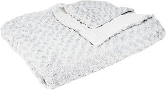 Atmosphera Atmosphera - Plaid Bouclette Fausse Fourrure - Gris Clair 180x230 cm