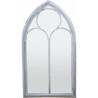 Esschert Design Esschert Design - Grand miroir fen&ecirc;tre en m&eacute;tal Eglise
