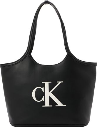 Calvin Klein Shopper Contrast Monogram Tote