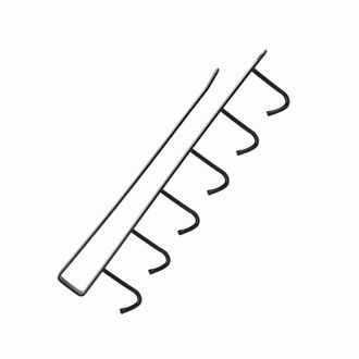 Generic Taidda K&uuml;chen-Aufbewahrungsregal, Stabiles Hakenregal Zum Aufh&auml;ngen f&uuml;r die Organisation von Utensilien und Handt&uuml;chern Unter Schr&auml;nken oder Regalen f