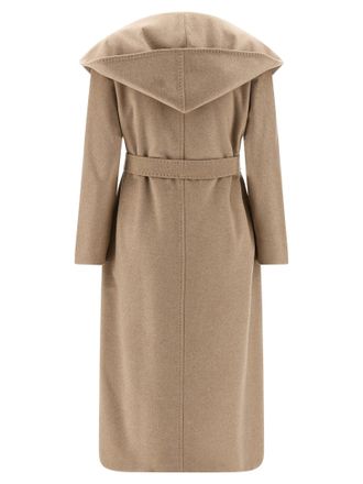 Max Mara Cashmere Wrap Coat - Beige