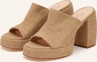 AGL Agl Plateau-Mules Clio beige