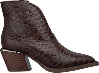 Alma En Pena Alma EN Pena, Femme, Chaussures, Brun, Taille: 38 EU Bottine à ouverture frontale