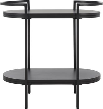 Safavieh Glamour&ouml;s 2 Etagen Barwagen, Schwarz, 66 x 36 x 65