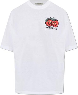 AllSaints Femme, Tops, Blanc, Taille: 40 FR Mutual Etta T-Shirt