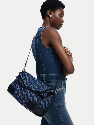 Desigual Handtasche Desigual Arco Lovert 24WAXA38 Dunkelblau