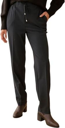 Daxon Pantalon élastiqué Ceinture Droite - Femme