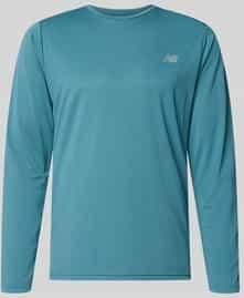 New Balance Funktionsshirt mit Rundhalsausschnitt und Logo
