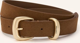 Calvin Klein Lederg&uuml;rtel braun