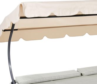 Leco Ersatz Dachtextil für Doppelliege DAS ORIGINAL (Natur)