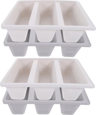 Valiclud Schuhregal Schuhablagen Aus Pp Kunststoff Stapelbar Platzsparend Für Eingangsbereich 4 Stück Grau Und Hellgrau Schuhaufbewahrung Organizer