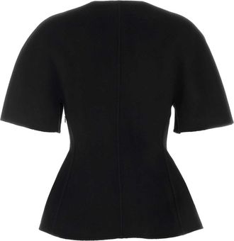 Lisa Yang Neck Top - Black