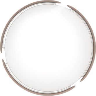 Eglo LED Deckenleuchte Valcasotto, 1 flammige Deckenlampe minimalistisch, Wohnzimmerlampe aus Metall in Mokka, Kunststoff in Wei&szlig;, LED Schlafzimmerlampe wa