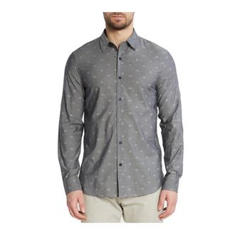 Guess Homme, Chemises, Gris, Taille: M Chemise Slim Fit Stretch