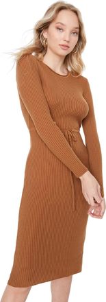 Trendyol Damen Mini Shirt Regular Dress Kleid, Schwarz, M