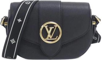 Louis Vuitton Sac bandouli&egrave;re vintage doccasion - Femme - Pre-owned - Noir - Taille: ONE Size
