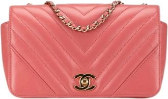 Chanel Pre-owned Quilted Crossbody Bag - - Pre-owned - Damen - Rosa - ONE SIZE