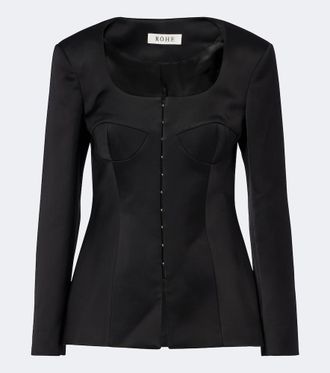 R&oacute;he R&oacute;he Jacke aus Satin