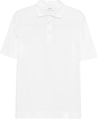 Lardini Homme, Tops, Blanc, Taille: S Polo en coton et soie