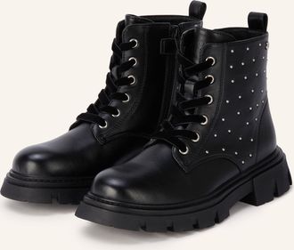 Gioseppo Schn&uuml;rboots Mit Nieten schwarz